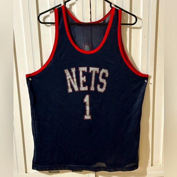Shirts | Vintage New Jersey Nets Mesh Practice Jersey From 1999200 Nba ...